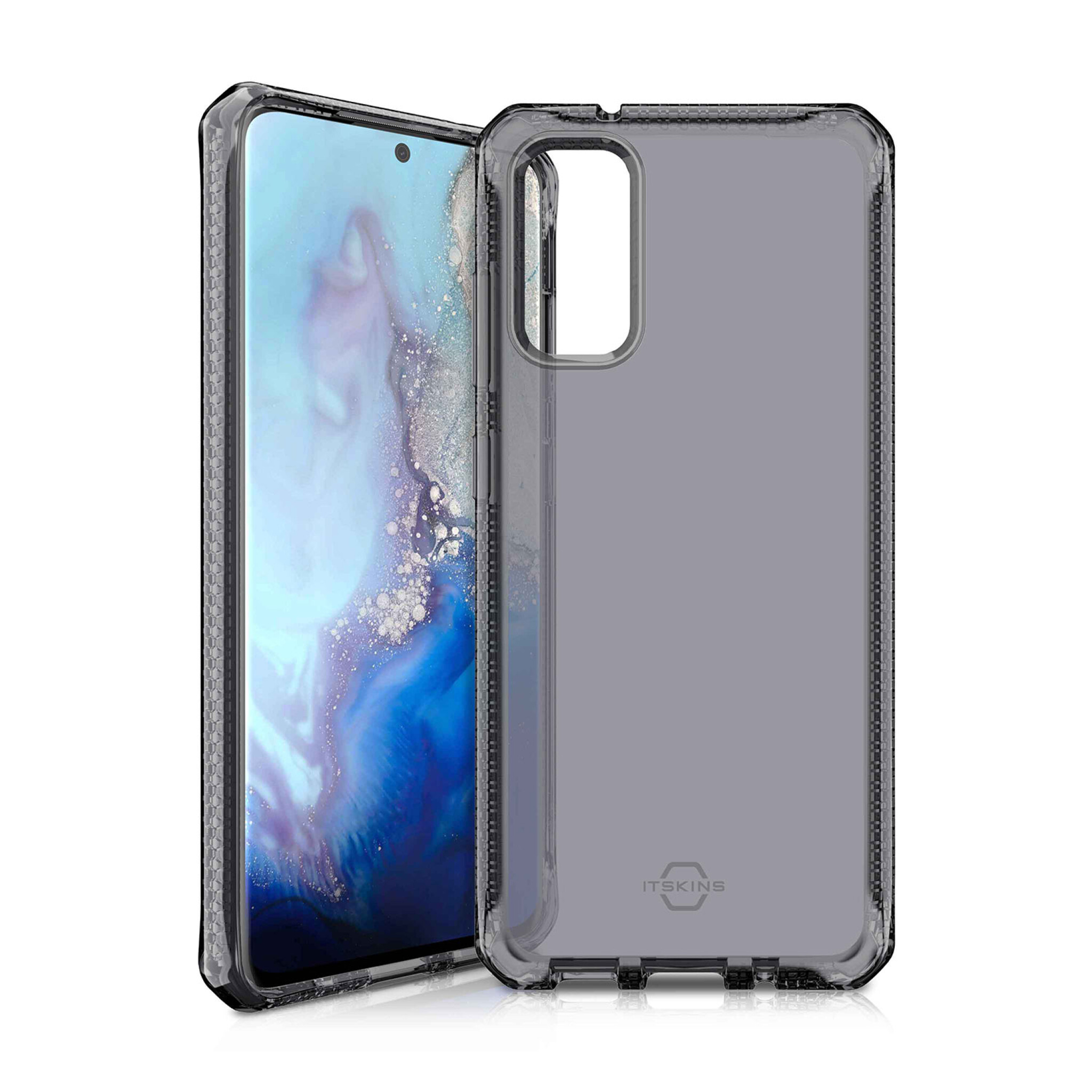 ITSKINS SPECTRUM CLEAR cover for Samsung Galaxy S20 4G / 5G®. Smoke ...
